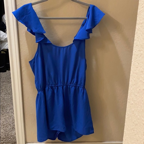 Pants & Jumpsuits | New Blue Romper | Poshmark
